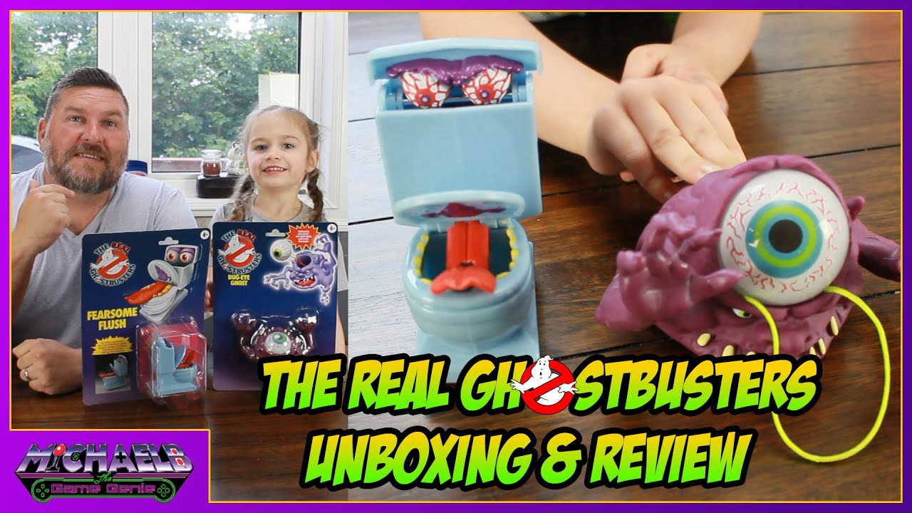 Unboxing and Reviewing The Real Ghostbusters Fearsome Flush & Bug Eye ...