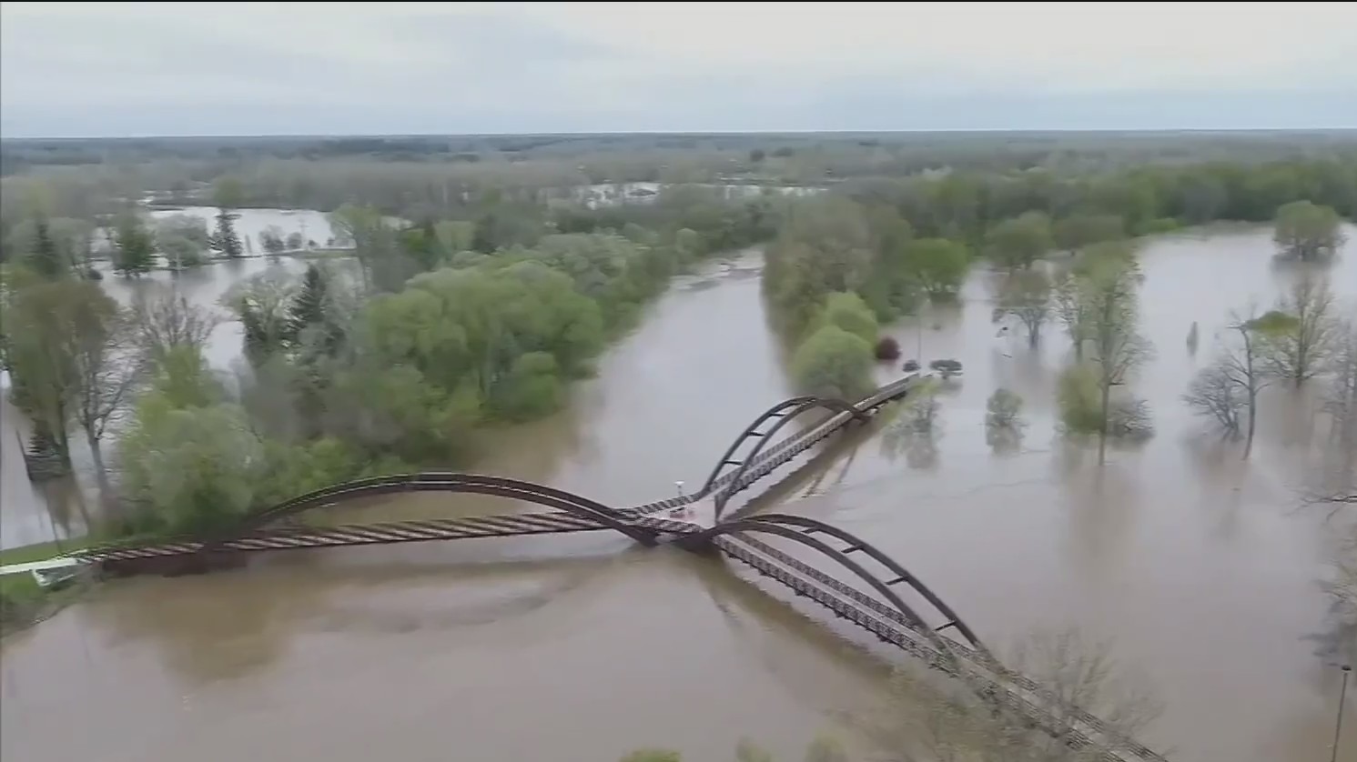 Fifth anniversary of historic flooding in Midland County, Michigan