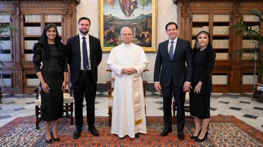 Pope Leo XIV holds Vatican talks with JD Vance