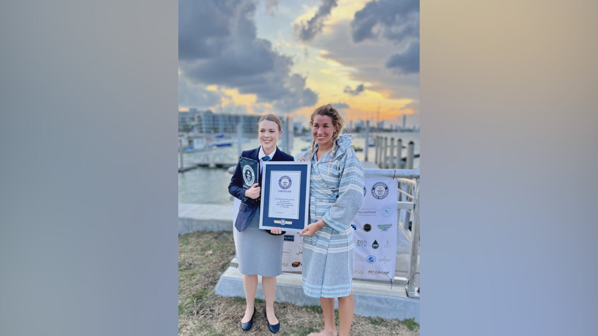 World record-breaking eco-mermaid visits the Coast