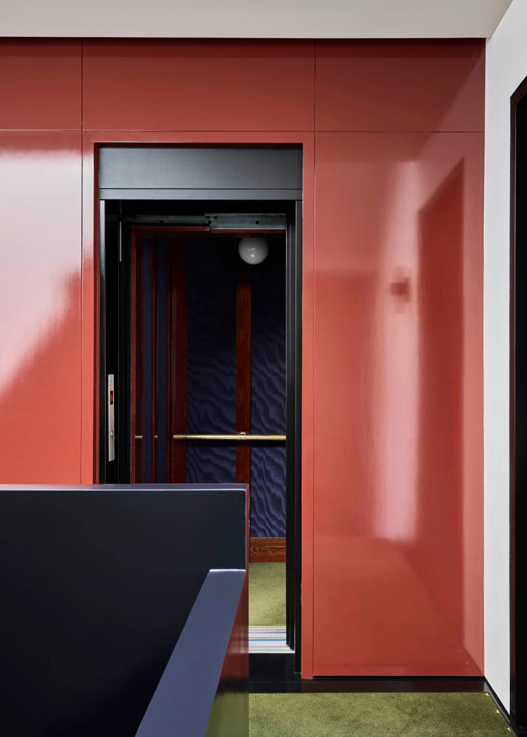 Inside a Six-Story Town House With Moody and Maximalist References