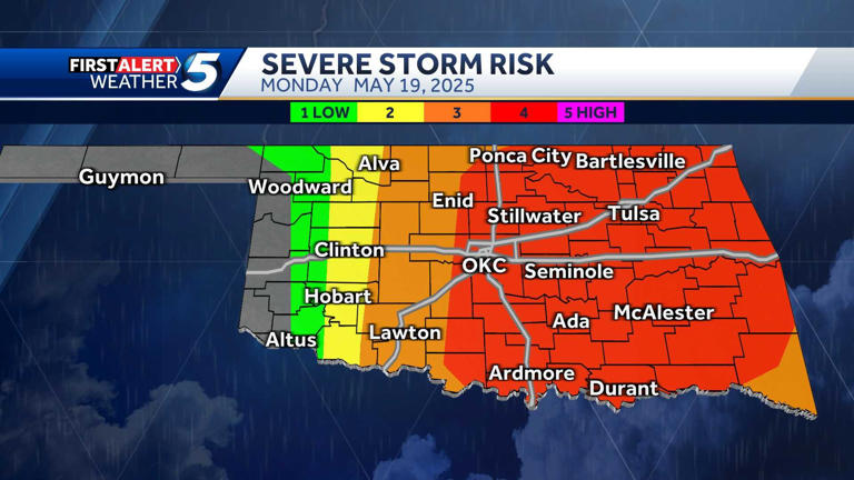 UPDATES: Dangerous storms with tornado and large hail risk Monday