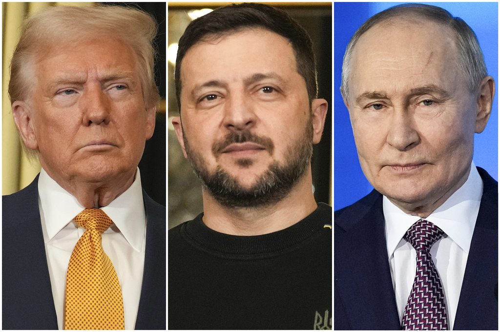 Trump wonders if Putin 'has gone absolutely crazy' over Ukraine