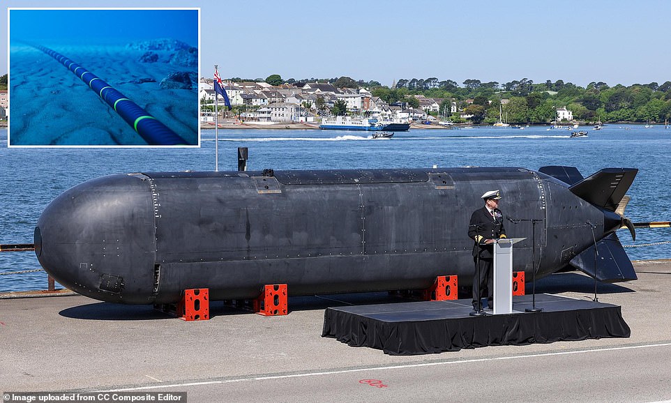 Drone submarines to enhance Royal Navy's undersea cable security