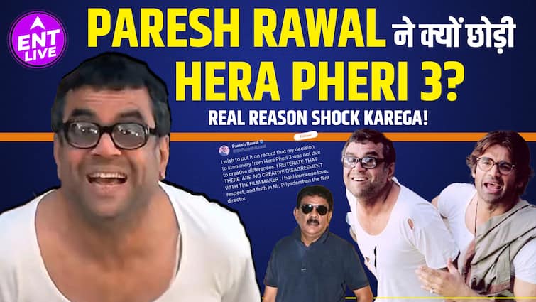 Paresh Rawal reveals no script or money issues—so why did he quit Hera Pheri 3?