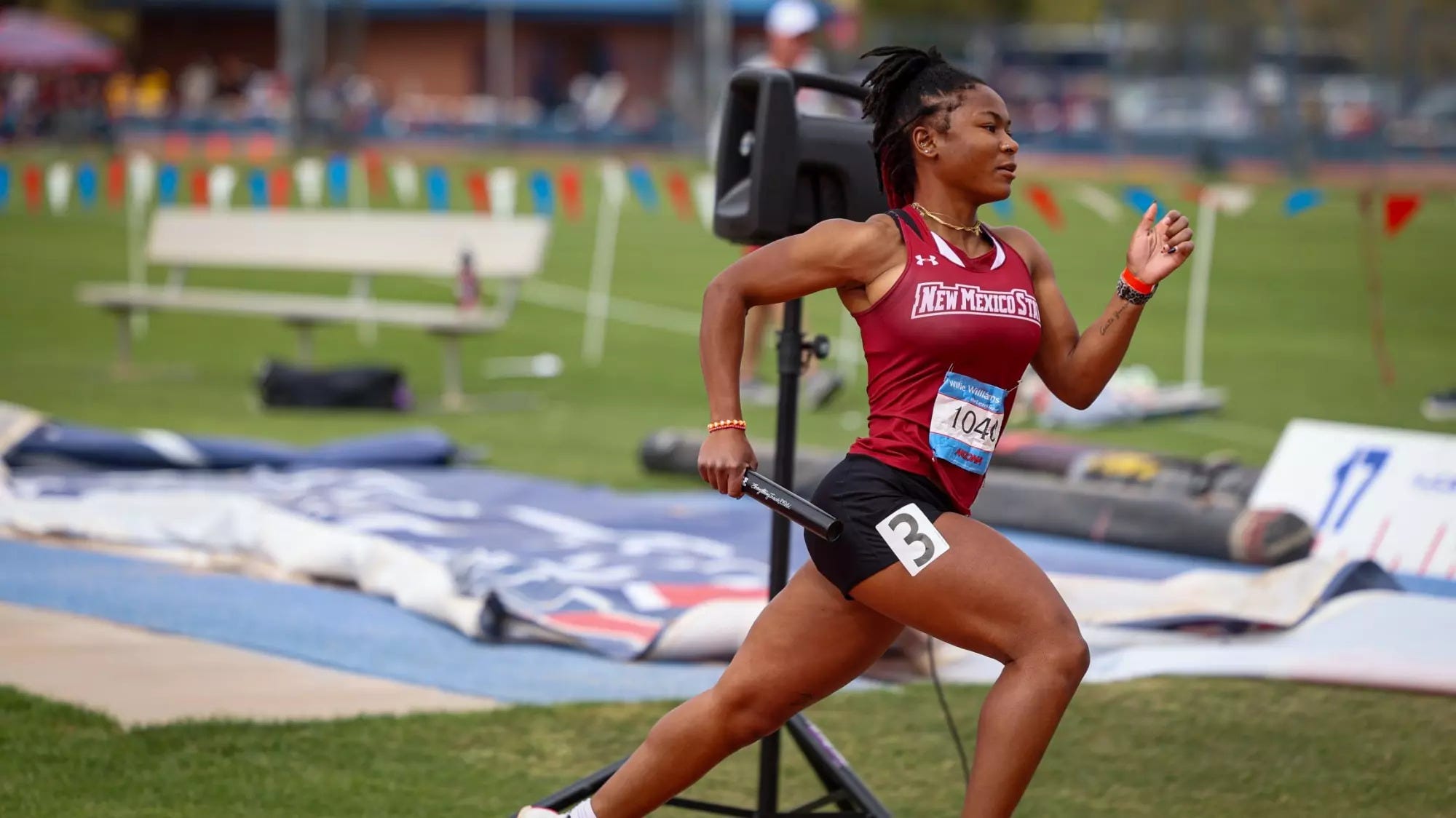 Sierra Brewer breaks NMSU record in 100m dash, later finishes top-5 at ...