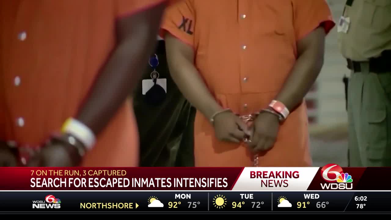 Search for 7 escaped New Orleans inmates intensifies