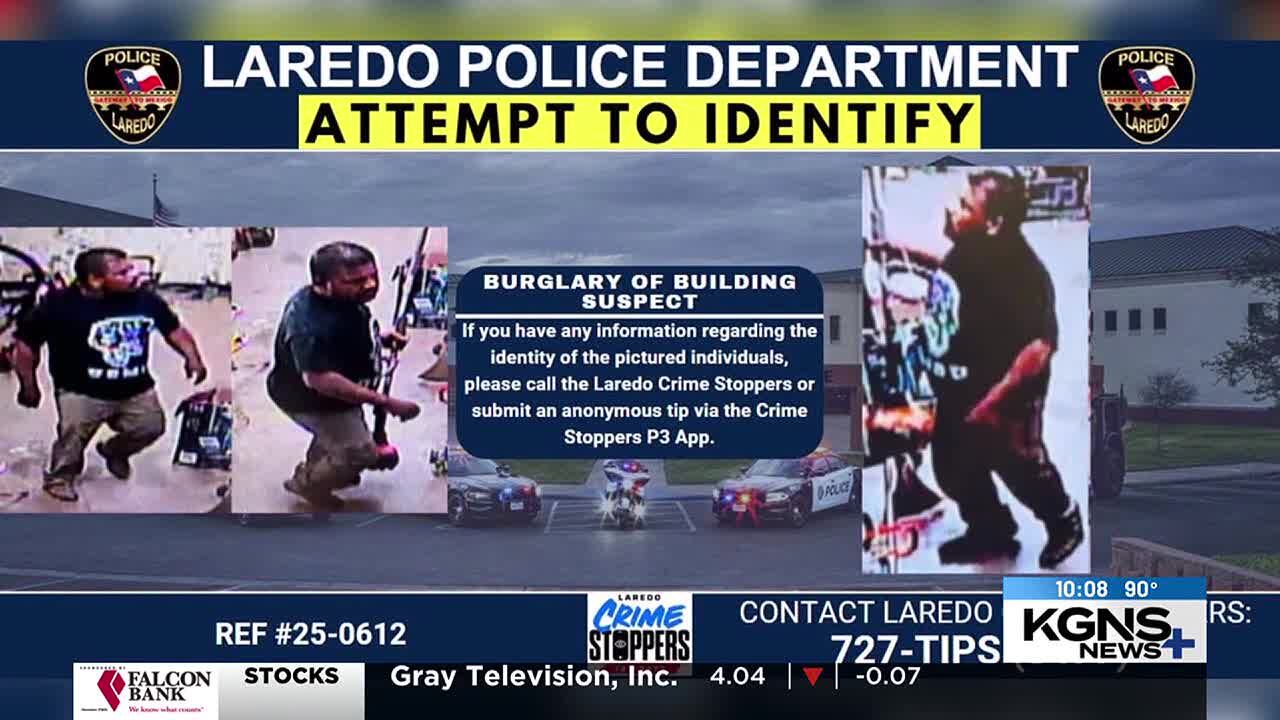 Laredo Police ask for help to find burglary suspect