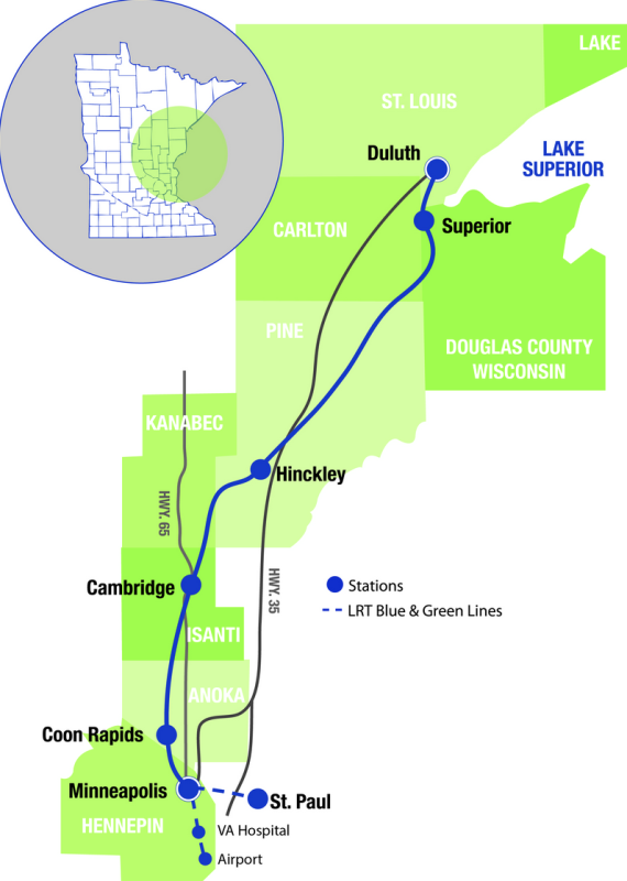 State lawmakers defund proposed Twin Cities-Duluth rail project