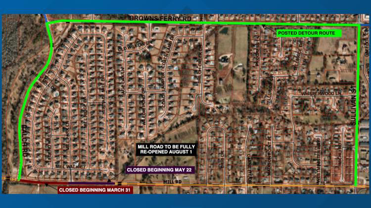 Madison drivers face new detours as Mill Road project enters phase two