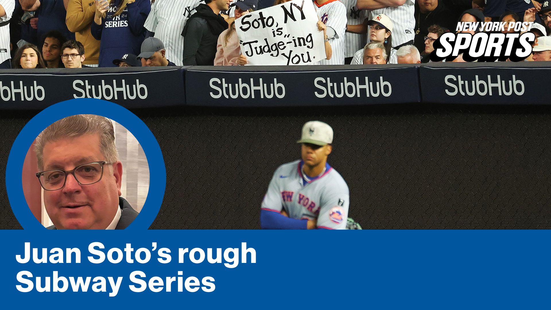 Mets' Juan Soto ducks media after rough Subway Series showing