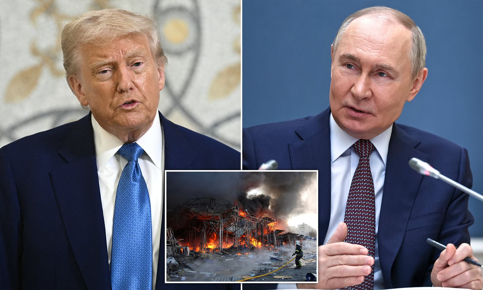 Donald Trump wraps two-hour phone call with Putin without Ukraine ...