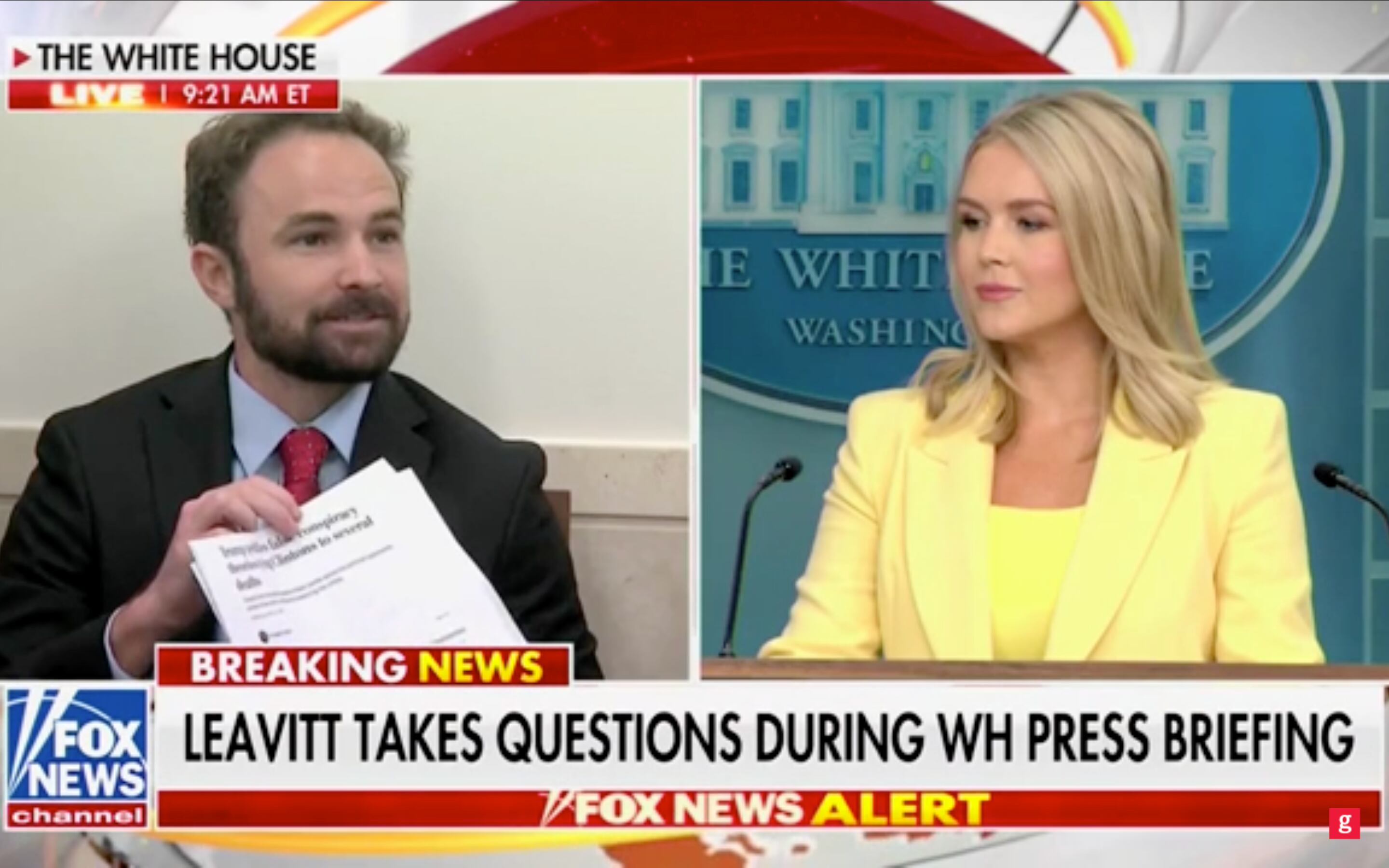 Karoline Leavitt Is Asked Bonkers Question About ‘Clinton Body Count’