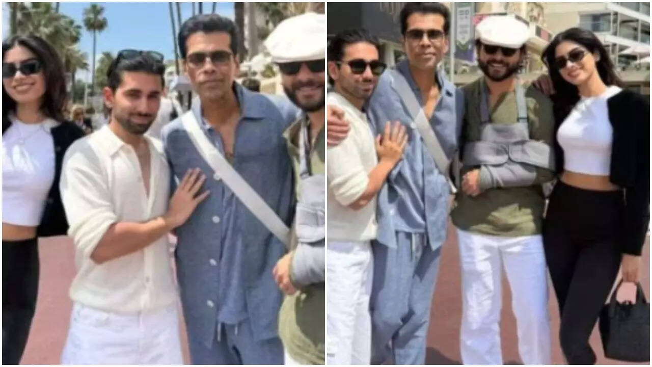 Janhvi Kapoor's boyfriend Shikhar Pahariya joins Khushi Kapoor, Karan ...