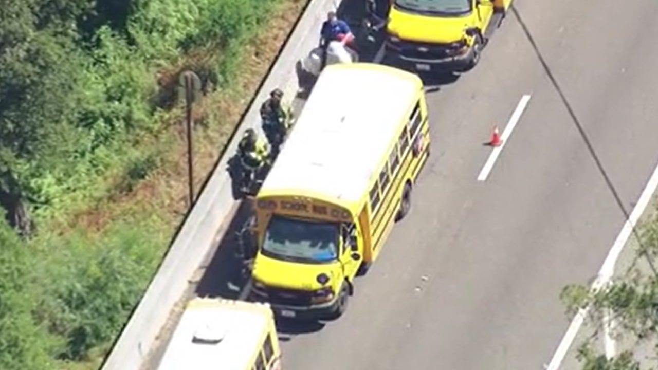 Another school bus crash involving dozens of children in Santa Cruz: CHP