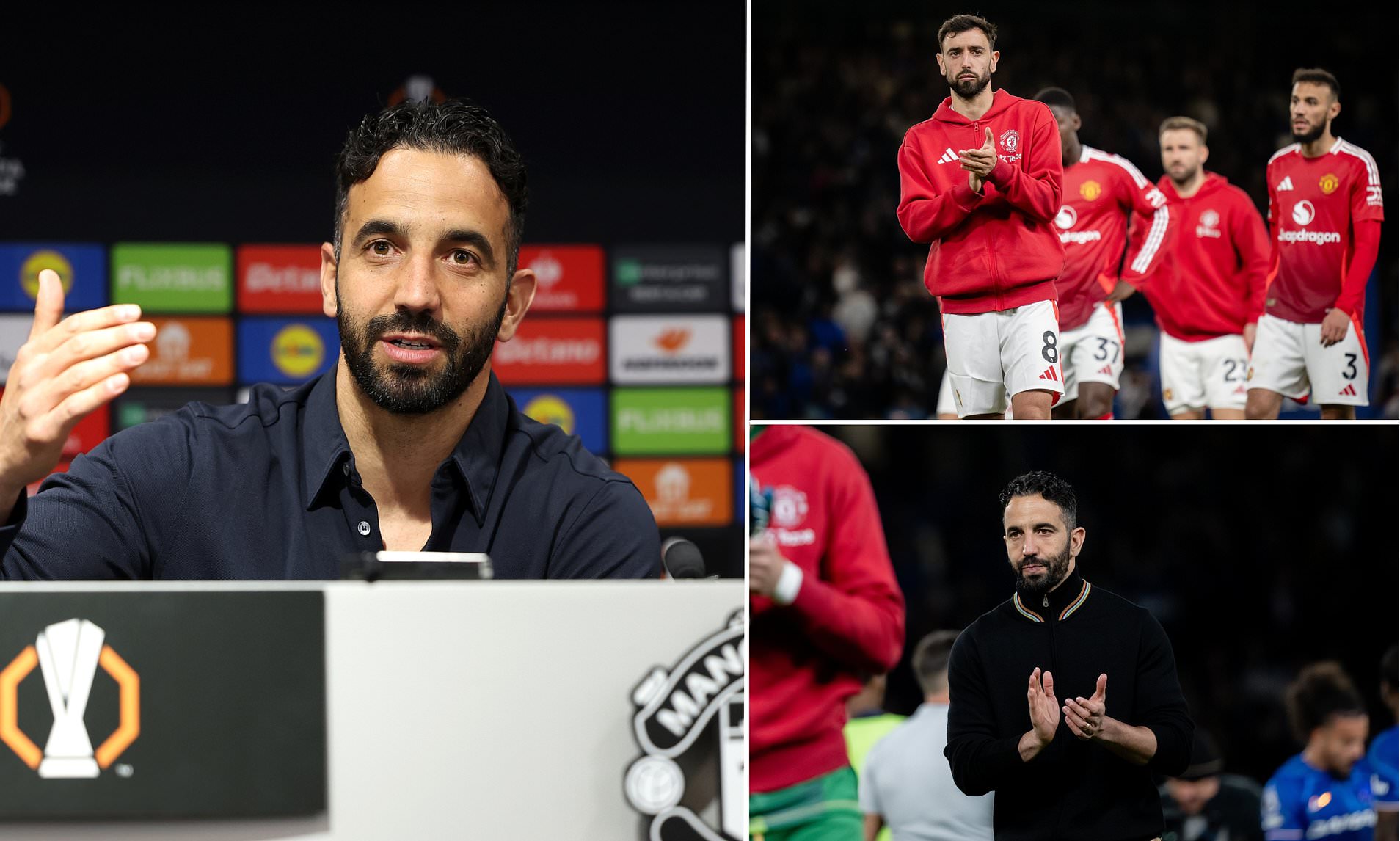 Ruben Amorim sends his Man United players a warning ahead of the Europa ...