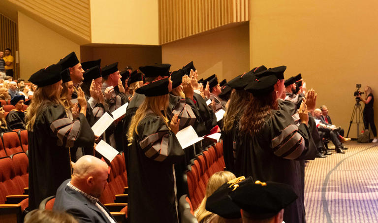 Texas Tech celebrates historic first veterinary school graduation