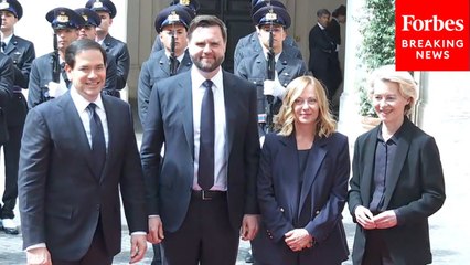 VP JD Vance, Sec. Marco Rubio Meet With Italian PM Meloni And EU ...