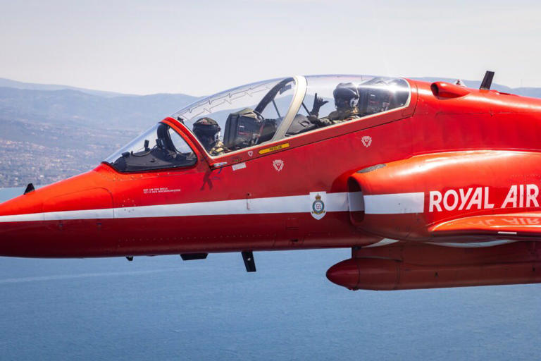 Up-close with the Red Arrows ahead of display season