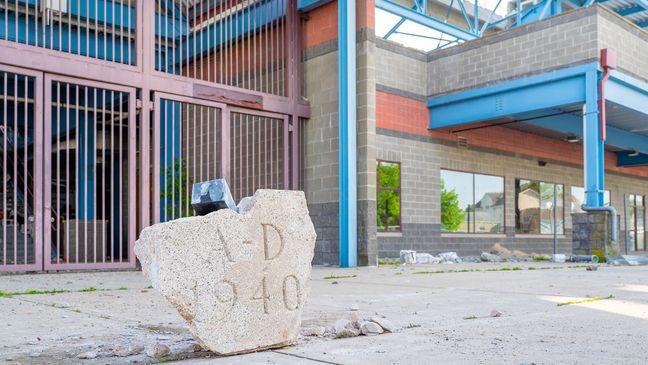 Time capsule uncovered at McCoy Stadium as search for second one continues