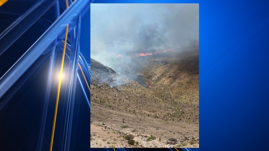 Pina Peak fire in Doña Ana County at 25% containment