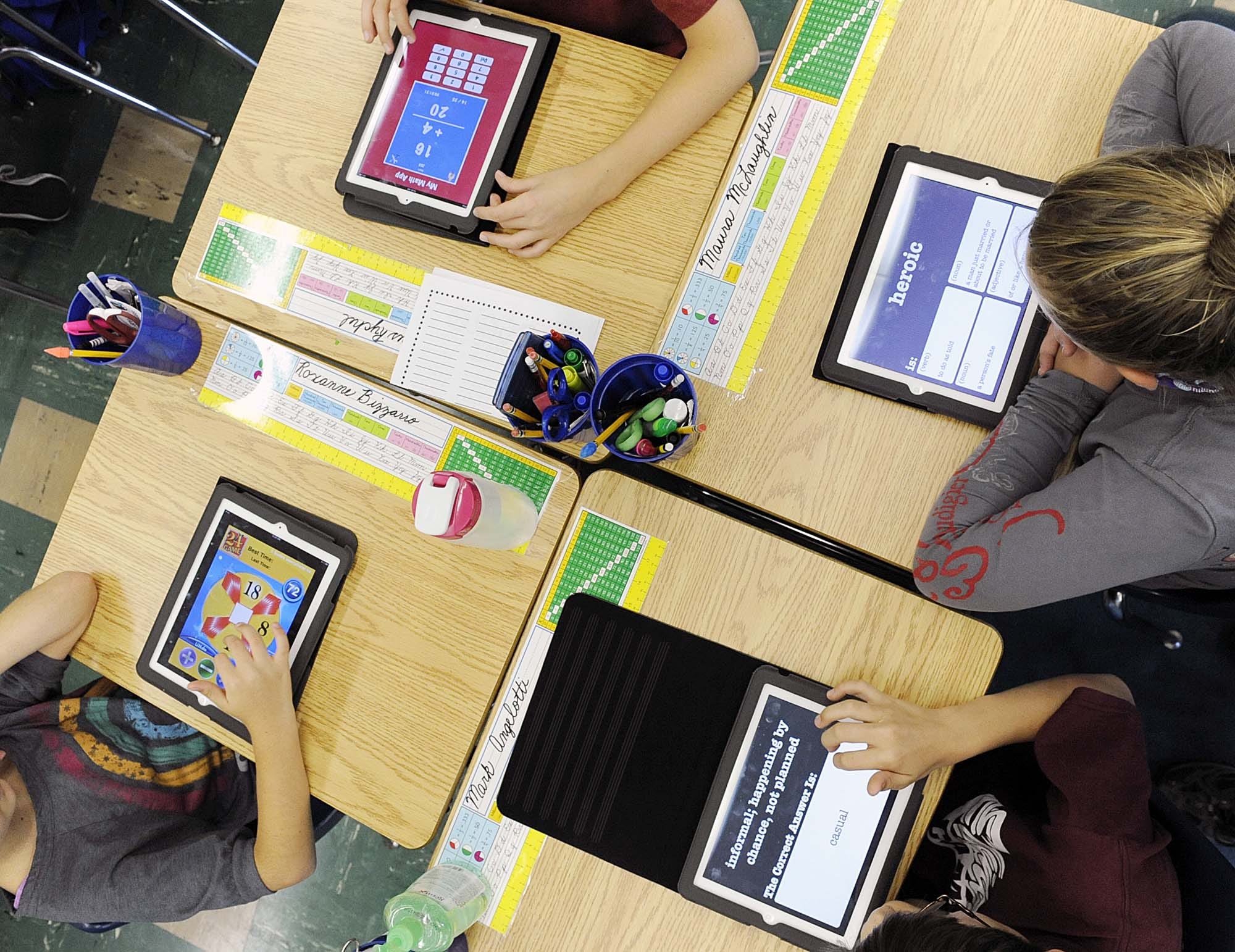 Tablets in kindergarten, Taylor Swift in class. Is this what we want?