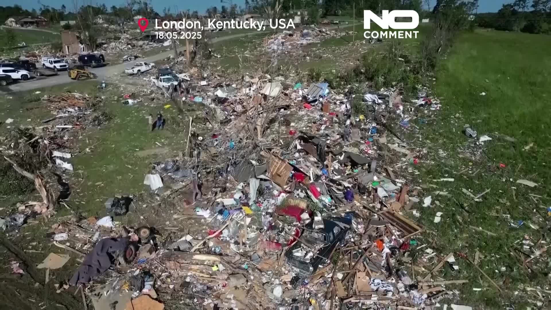 Kentucky tornadoes leave trail of devastation with more storms to come
