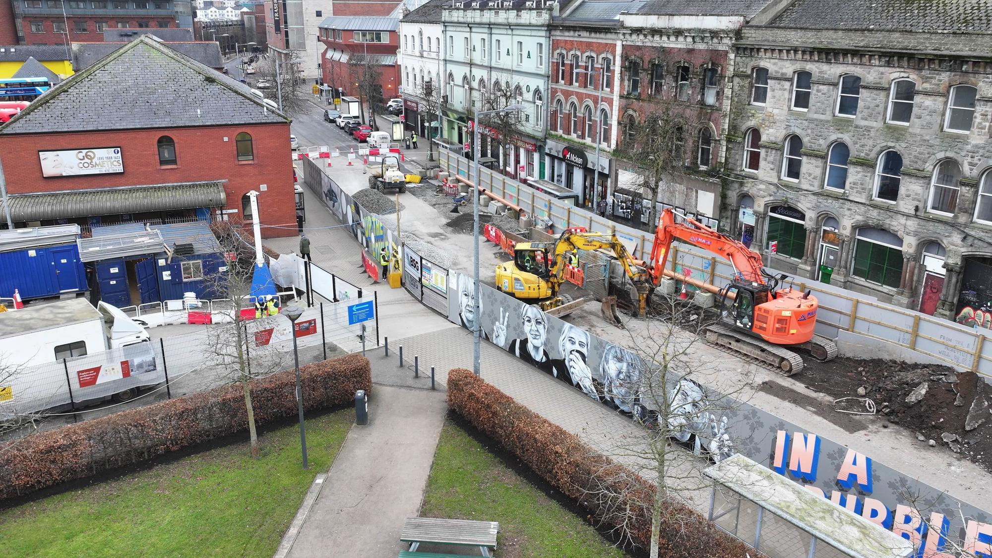 Derry's Foyle Street due to open to motorists this week