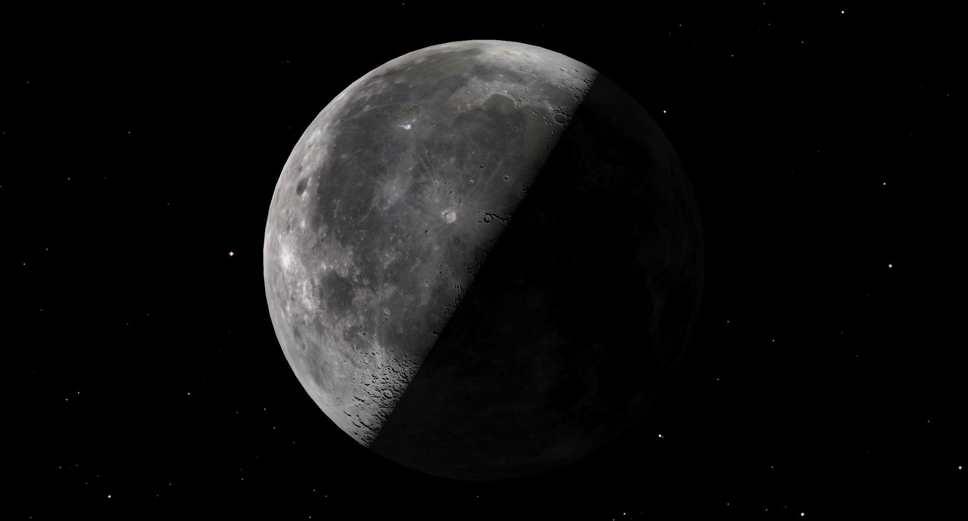 The moon reaches its half-lit final quarter phase this week: Here's ...