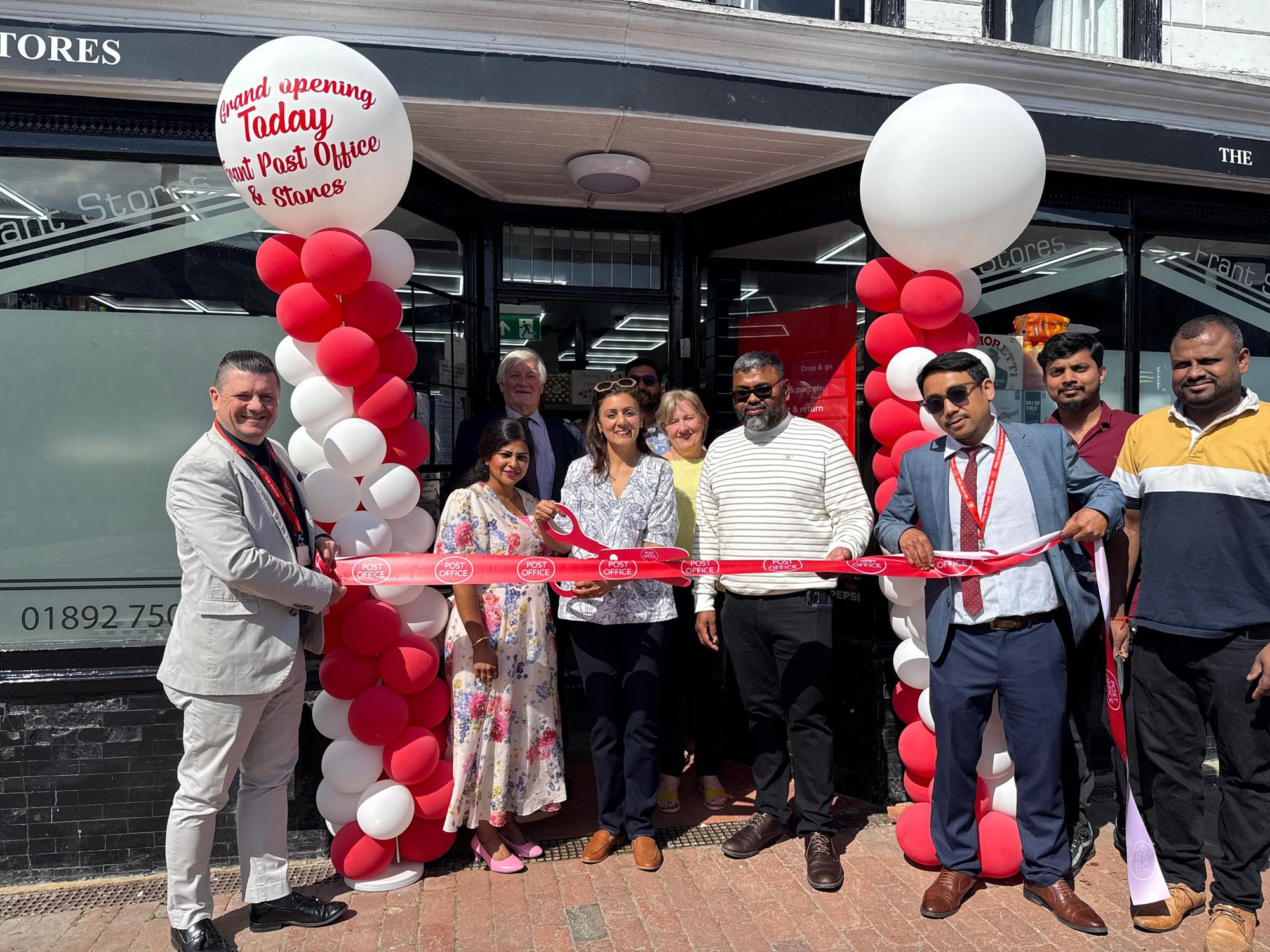 Nusrat Ghani MP celebrates the reopening of Frant Post Office and a new ...