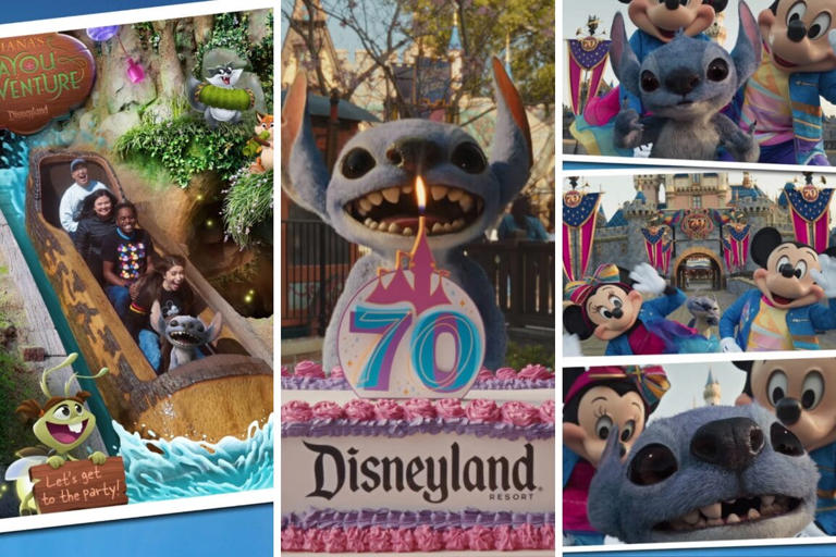 VIDEO: Stitch Causes Chaos at Disneyland 70th Anniversary Celebration
