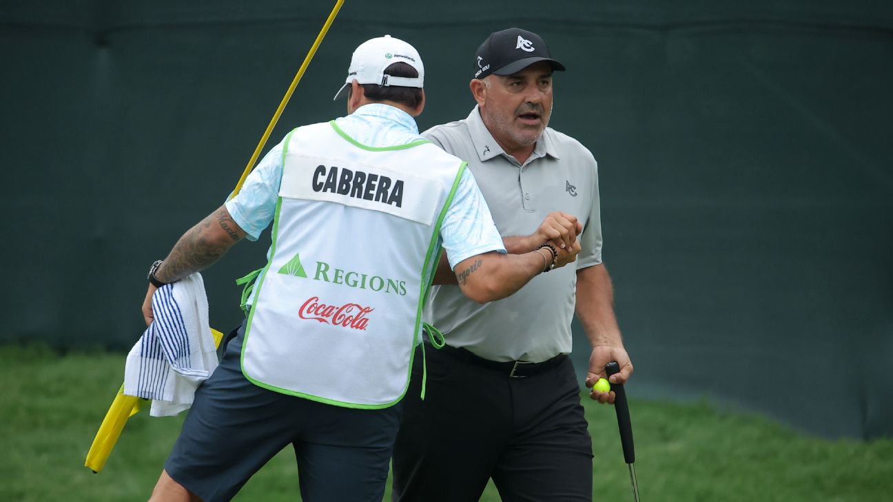 Angel Cabrera wins PGA Tour Champions' Regions Tradition