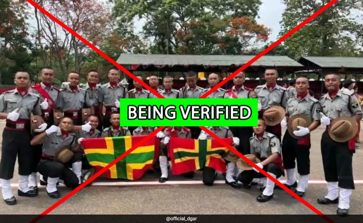 "Authenticity Of Photo Being Verified": Assam Rifles On "Militant Flag ...
