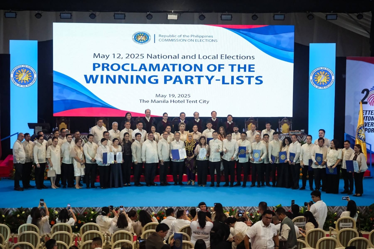 52 party-list groups to get House seats