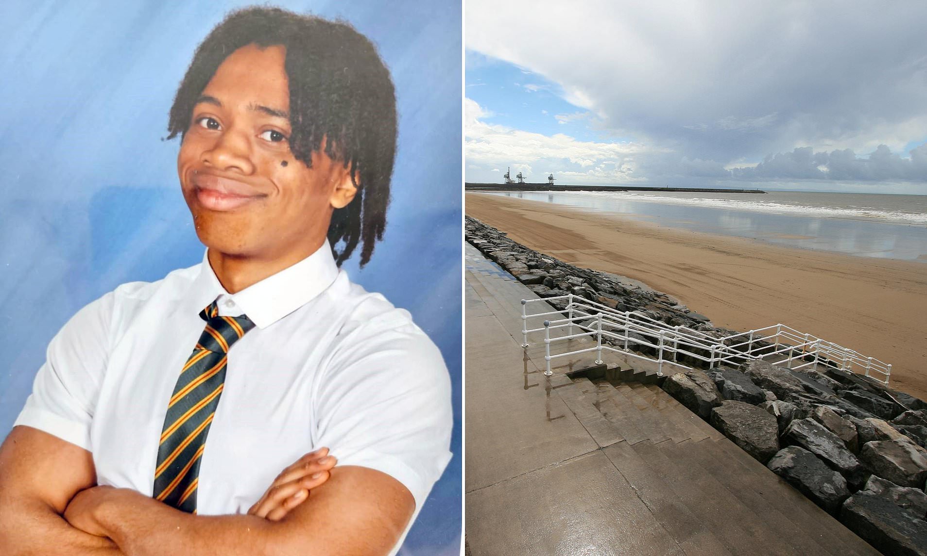 Teenager said he couldn't swim before jumping off pier in end of exams ...