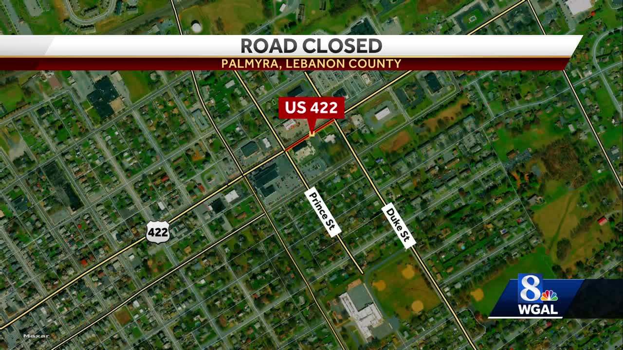 Sinkhole closes part of Route 422