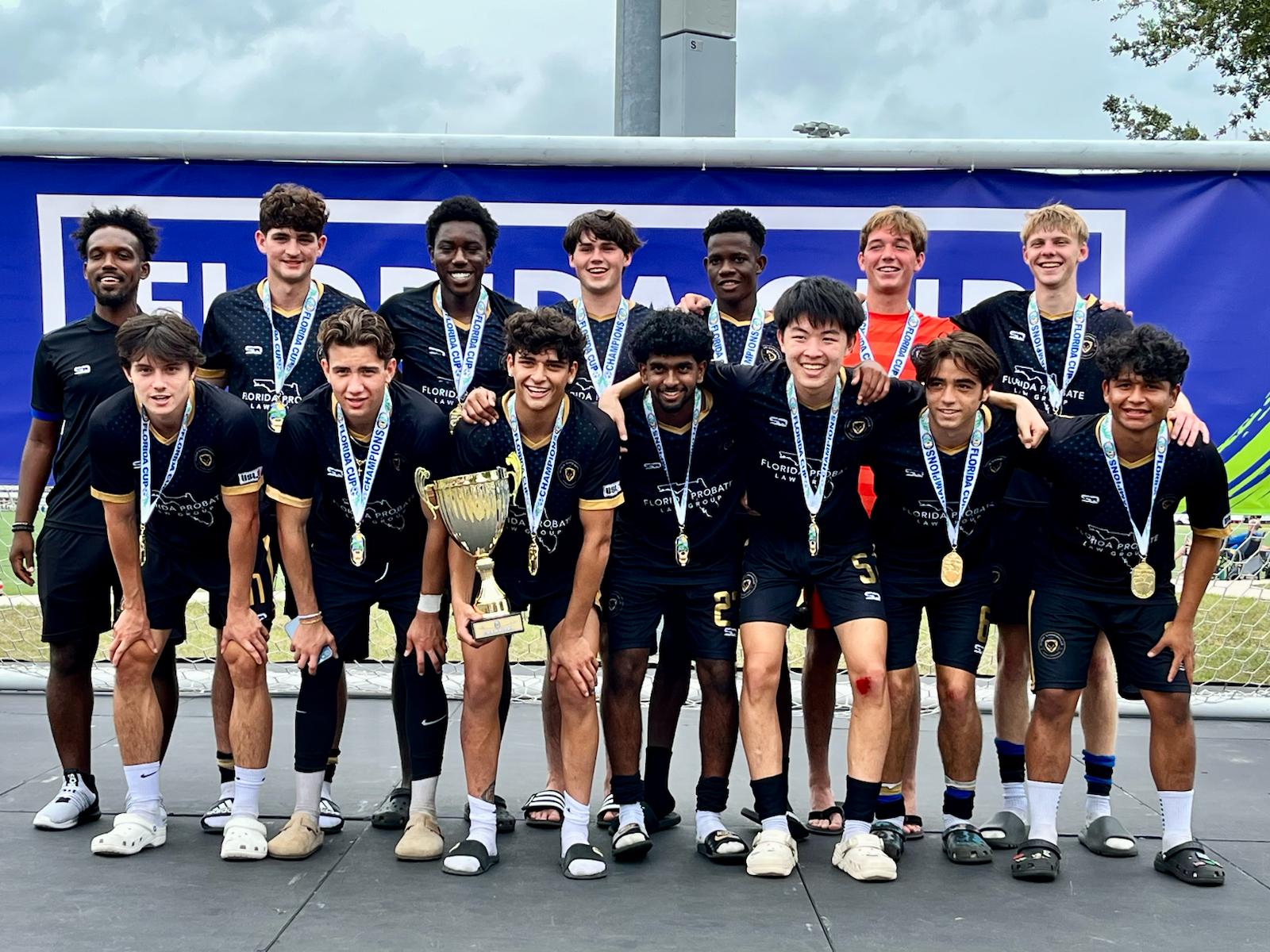 Local club soccer team wins Florida State Cup