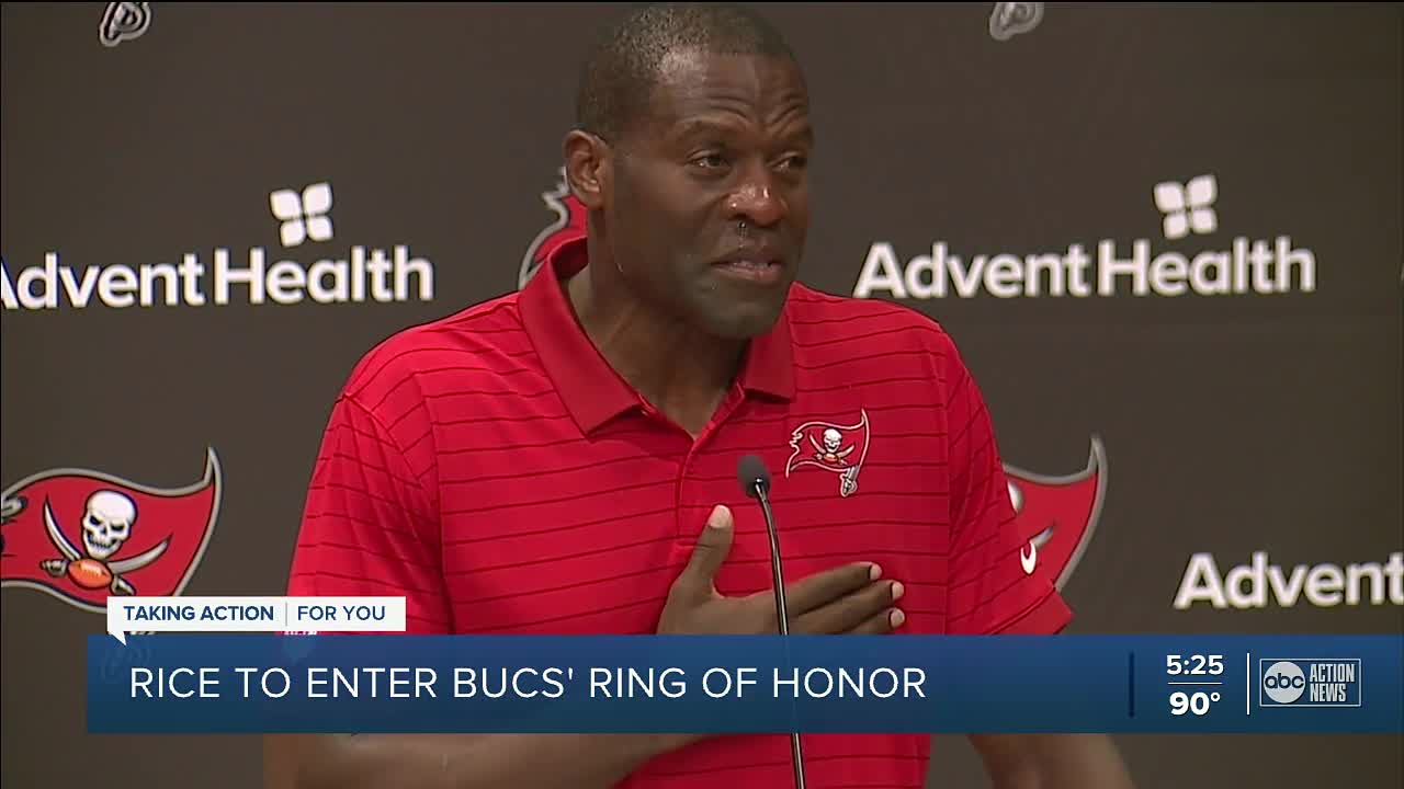 Simeon Rice to become 16th member of Buccaneers' Ring of Honor