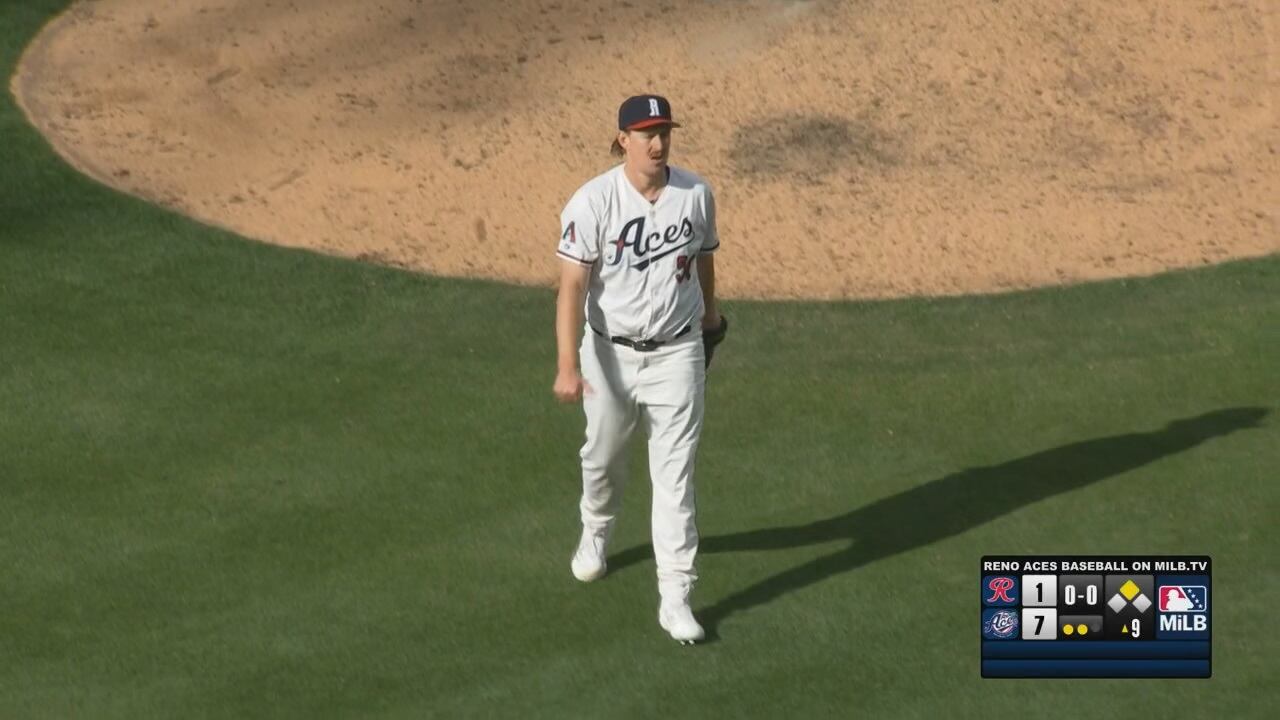 Reno Aces reliever Taylor Rashi bringing relief to baseball and life