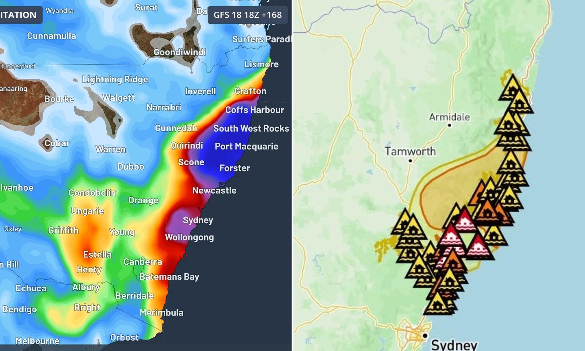 Sydney weather: Huge rain bomb strikes NSW - what you need to know