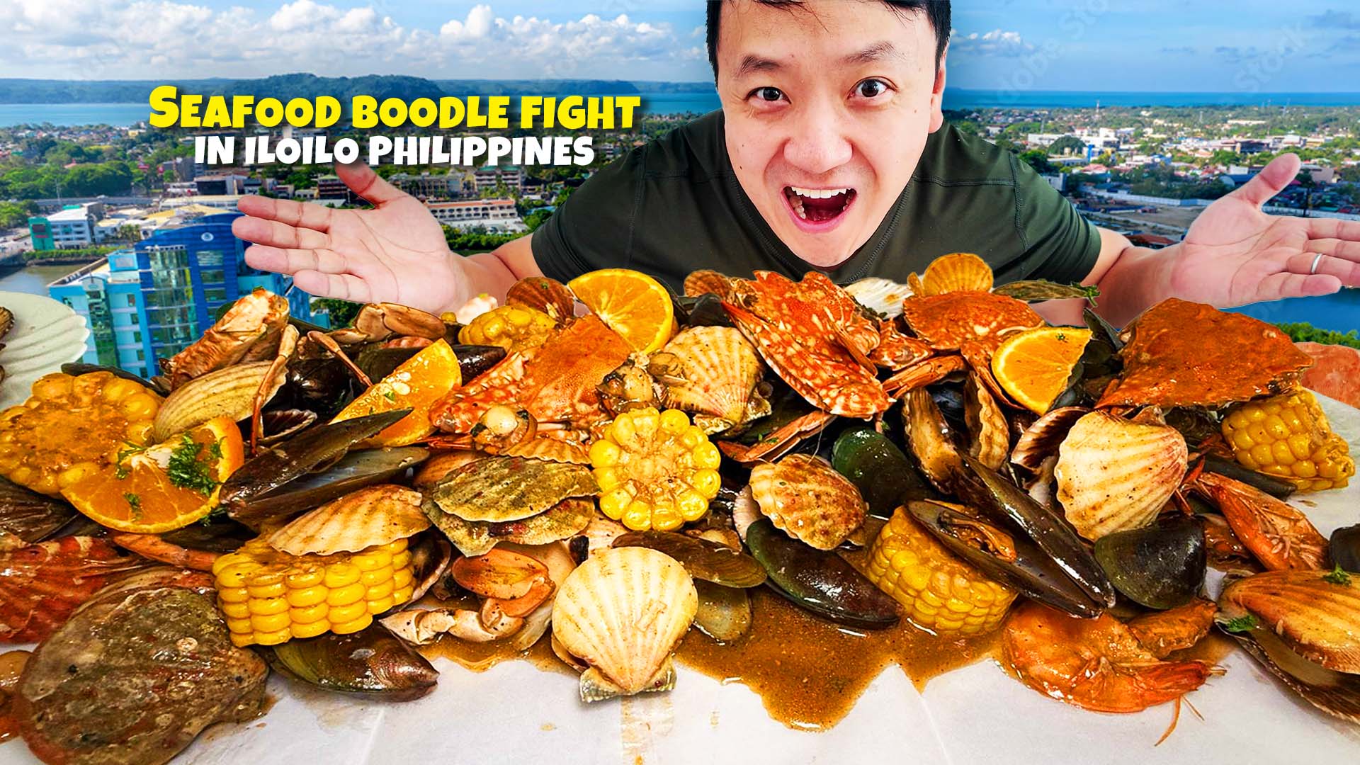 7am Seafood BOODLE FIGHT & ULTIMATE Filipino Seafood FEAST In Iloilo ...
