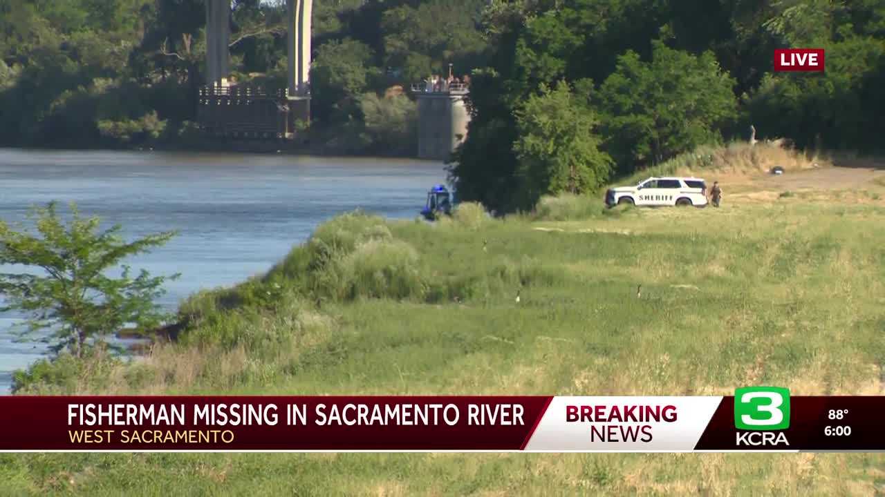 Body of missing fisherman recovered from Sacramento River, sheriff says