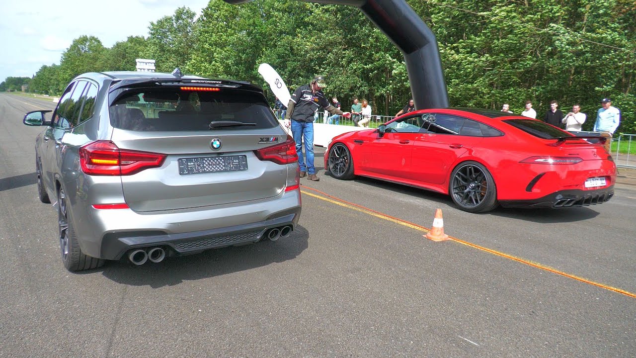 BMW X3M Competition vs Mercedes-AMG GT63 S 4MATIC+ – Super SUV vs Super ...