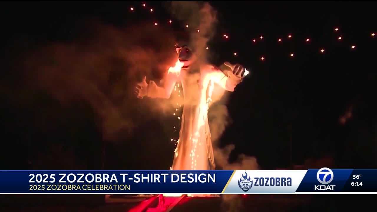 Merchandise for 101st Zozobra on sale