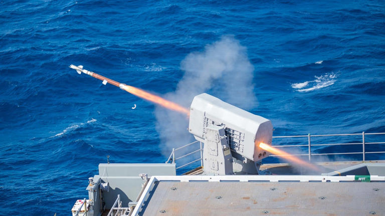 Raytheon makes RAM launcher landmark with USS Pittsburgh