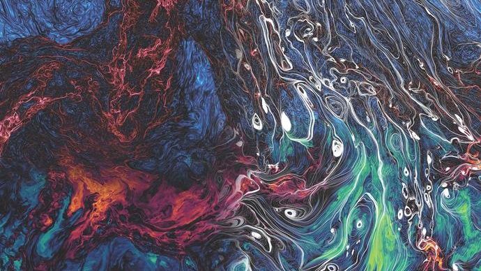 Our galaxy's swirling gases and magnetic lines create cosmic artwork in ...