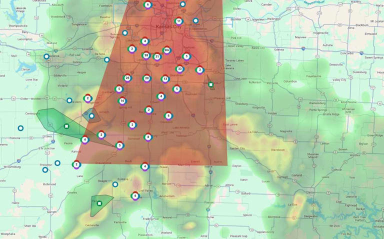 Thousands lose power as storms hit Kansas City metro