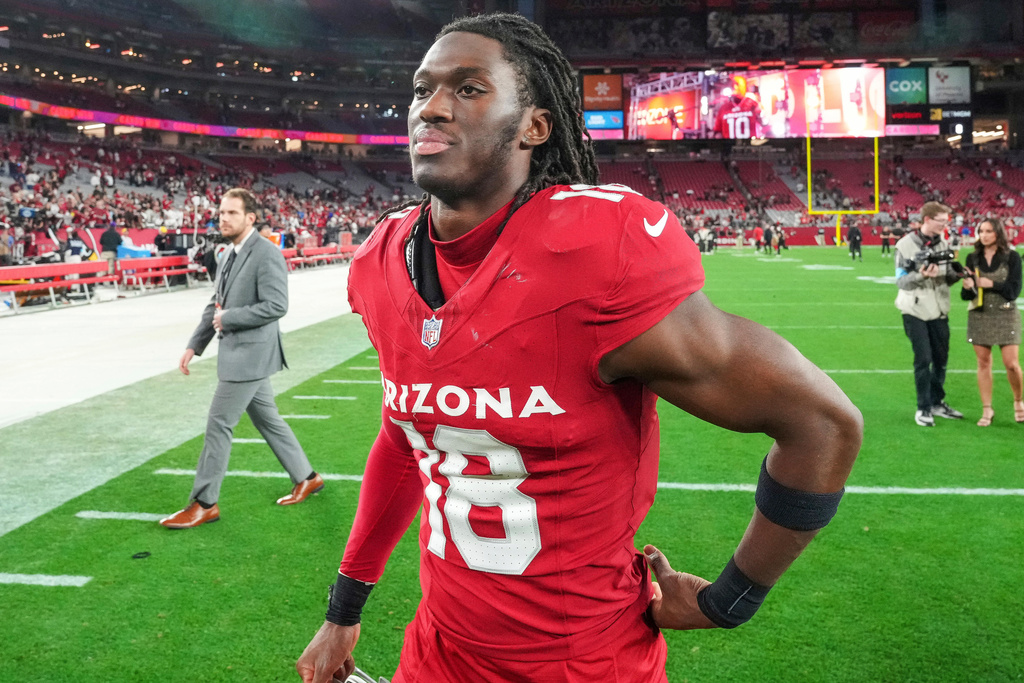 Showing off newfound muscle, Marvin Harrison Jr. hopes to make big jump ...