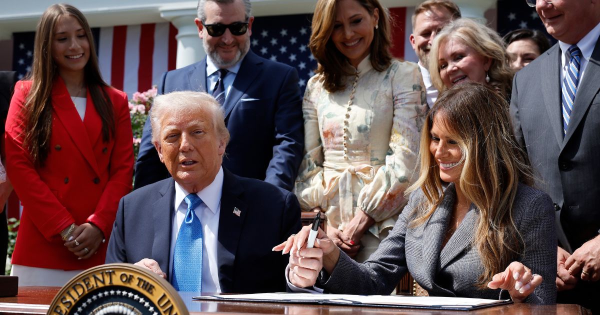 Trump Lets First Lady Melania Sign a Bill She Helped Champion Through ...