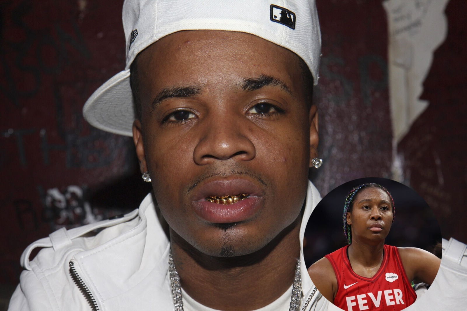 Rapper Plies Gifts Aliyah Boston With Jewelry Before Indiana Fever Game